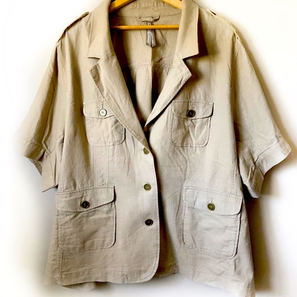 Penningtons | Jackets & Coats | Nwt Penningtons Khaki Jacket Size 4x ...